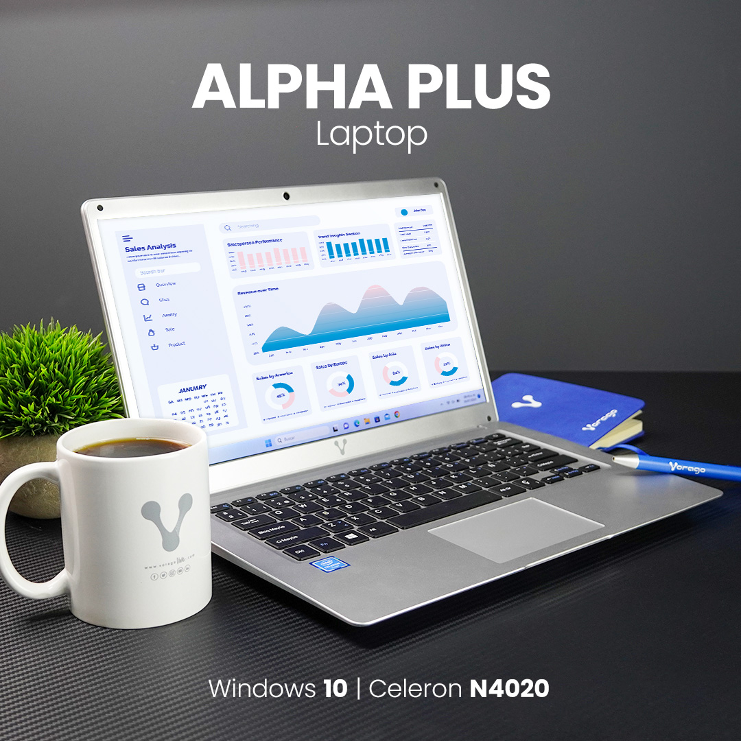 Laptop Vorago Alpha Plus 2 14 Intel Celeron N4020 4Gb 64Gb+500Gb...